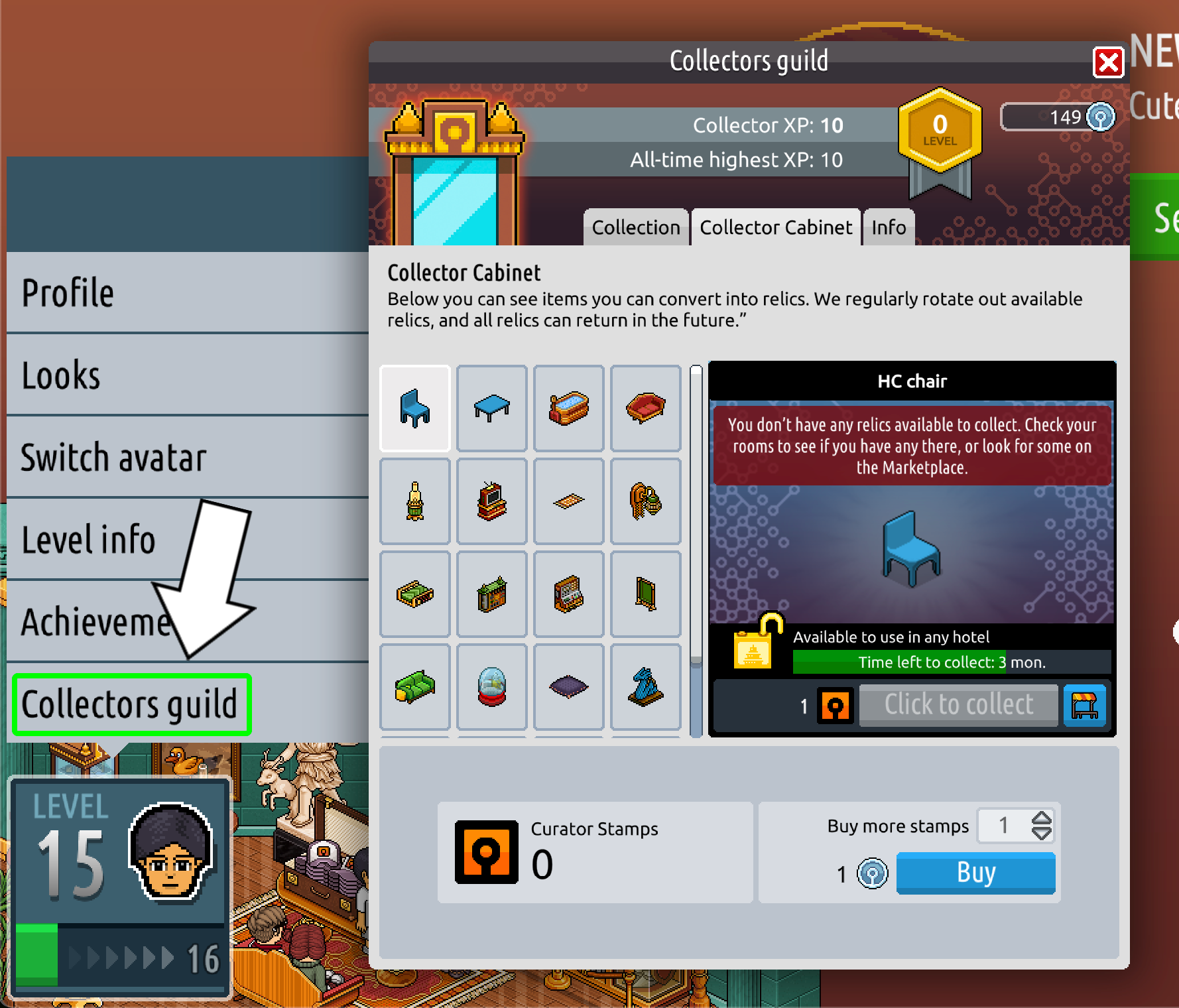 Collector Cabinets – Habbo.com Customer Support